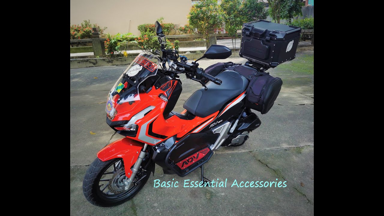 Basic Essential Accessories for Honda ADV150 - YouTube