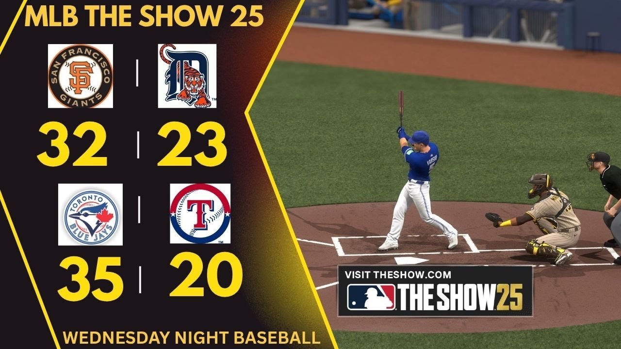 MLB THE SHOW 25||WEDNESDAY NIGHT BASEBALL||FRANCHISE MODE||BLUE JAYS VS ...