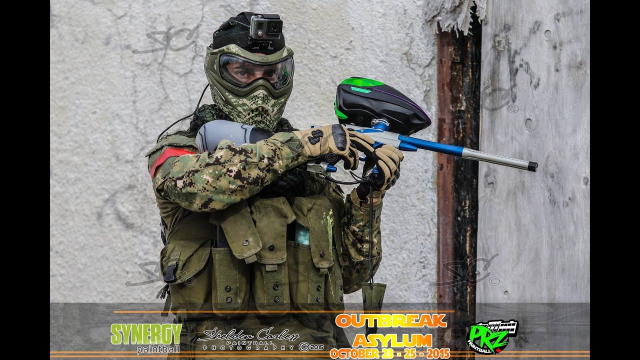 Paintball CQB Gameplay - Gun Cam - "Asylum OutBreak" - YouTube