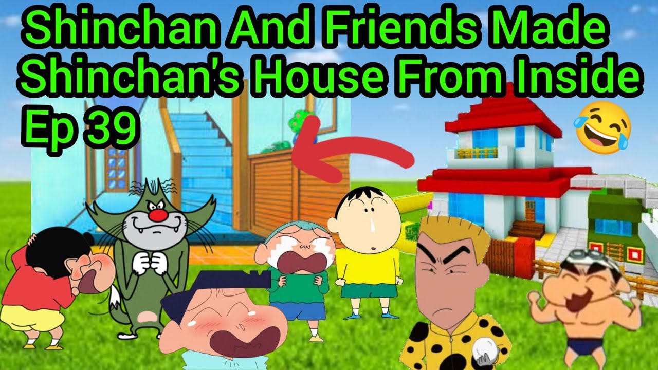 Shinchan Made His House From Inside In Minecraft🔥 Gone Very Funny😂🤣 ...