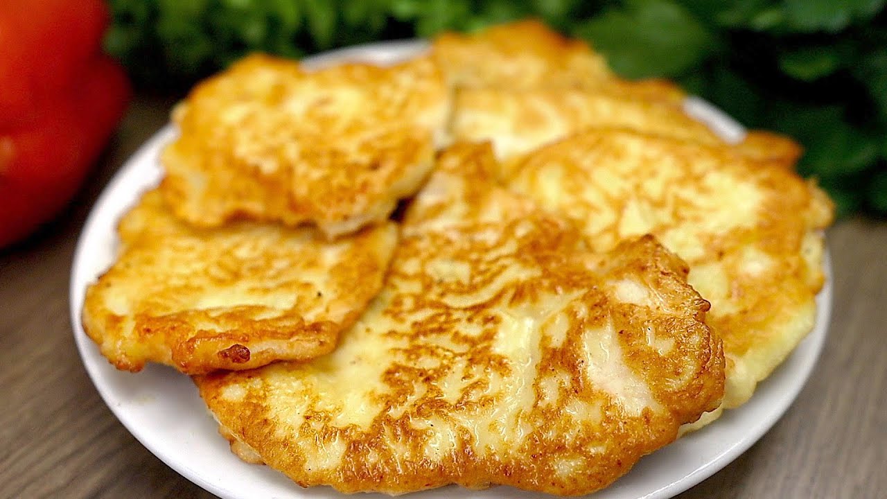 Zarte Hähnchenbrust im Zwiebelteig! Sehr schnell und lecker! - YouTube
