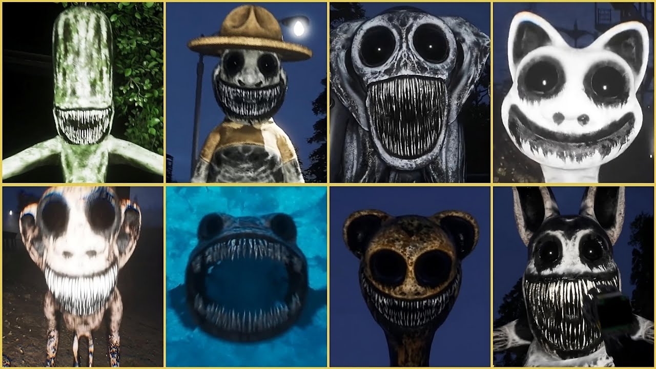 Zoonomaly - All Jumpscares + All Bosses - YouTube