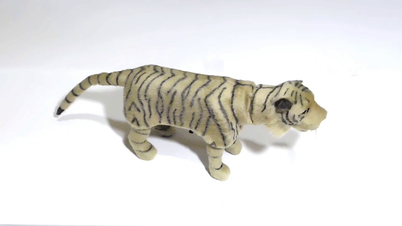 ROULLET & DECAMPS CLOCKWORK TIGER AUTOMATON - YouTube