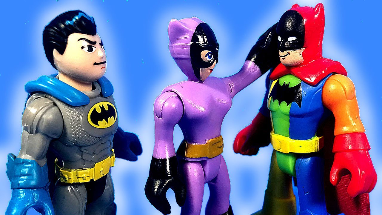 Imaginext Batman Gets New Costumes - YouTube