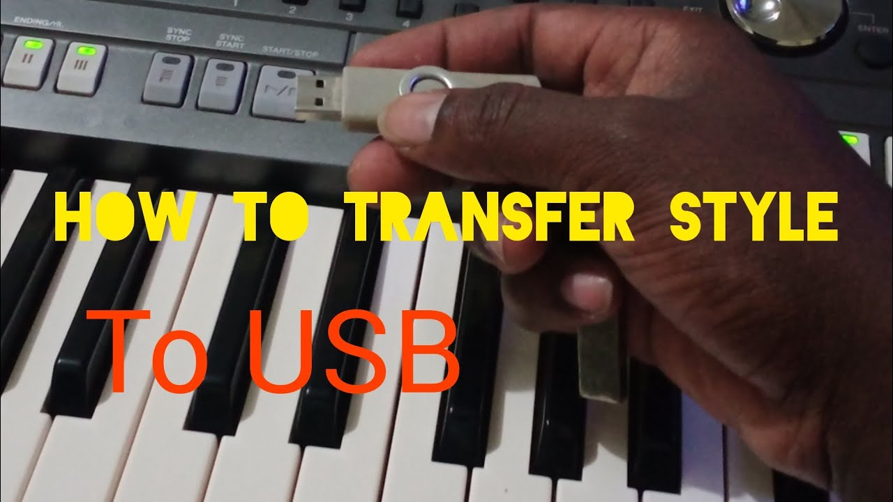 How to transfer style from a keyboard to USB free lesson - YouTube