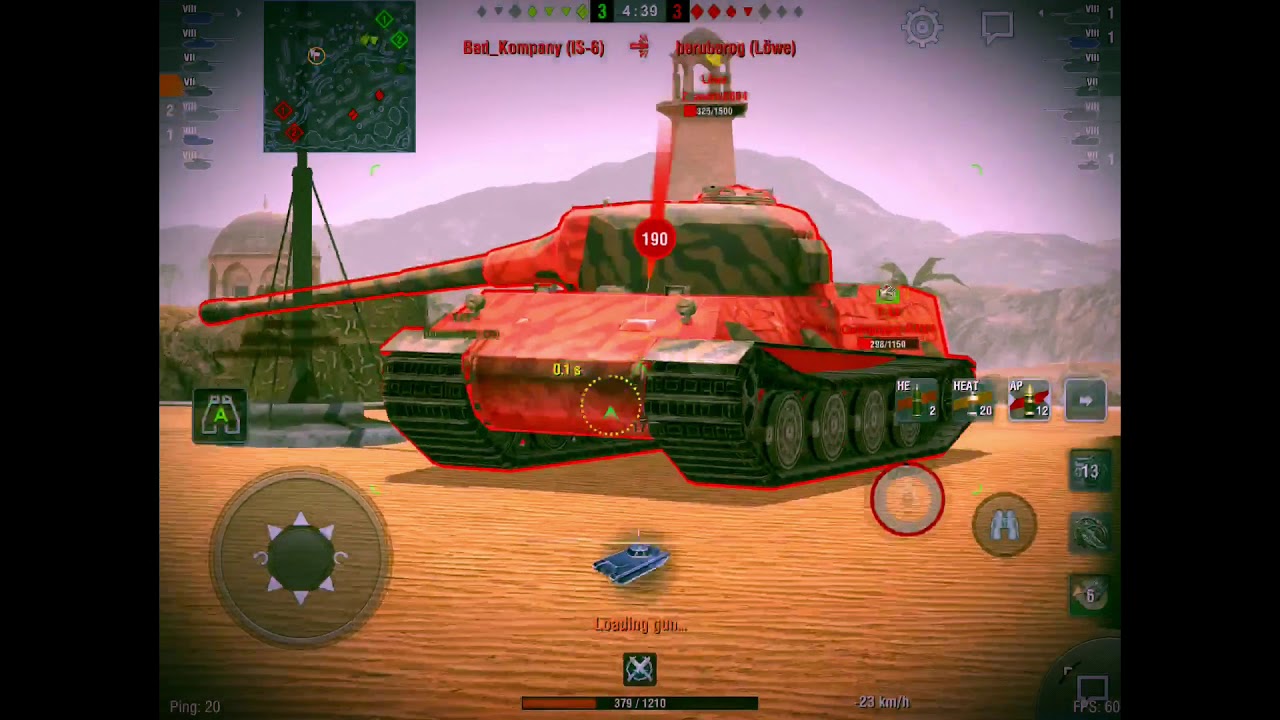 World Of Tanks Blitz - Lights, testing new iPad production pipeline ...
