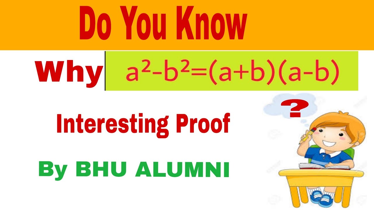 A 2 b 2 Formula Proof Geometrically Why A 2 b 2 a b a b Geometric