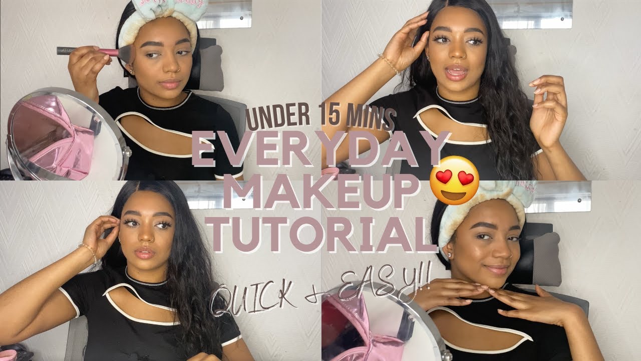 QUICK & EASY EVERYDAY MAKEUP TUTORIAL | NATURAL BEAT IN UNDER 15 MINS!! - YouTube