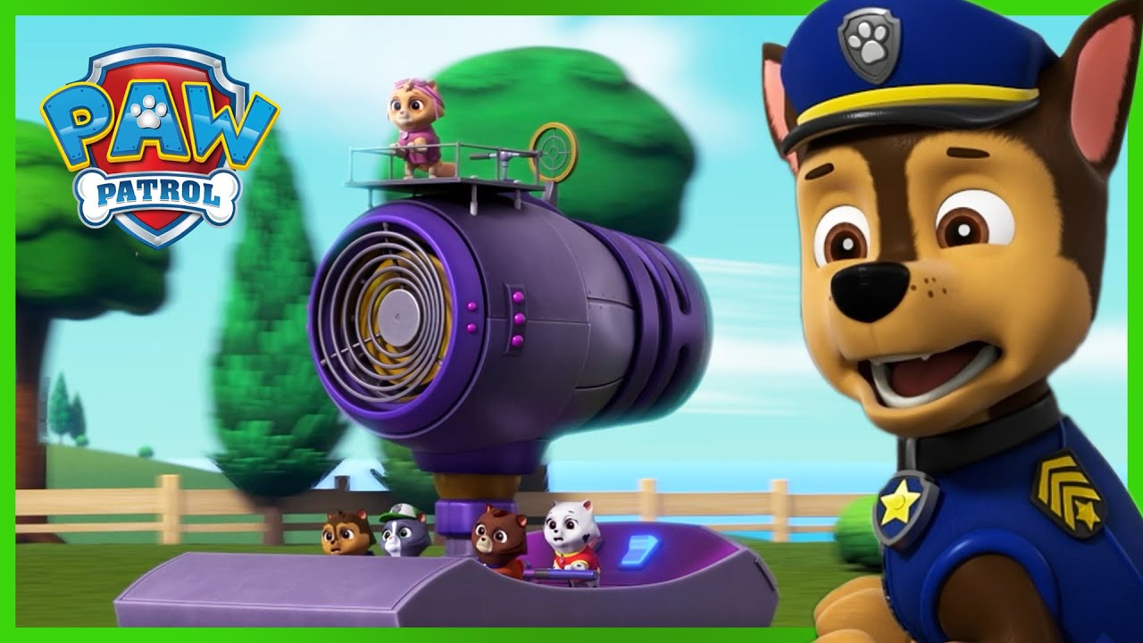 Chase Stops Humdinger’s Wind Machine - PAW Patrol - Cartoons for Kids ...