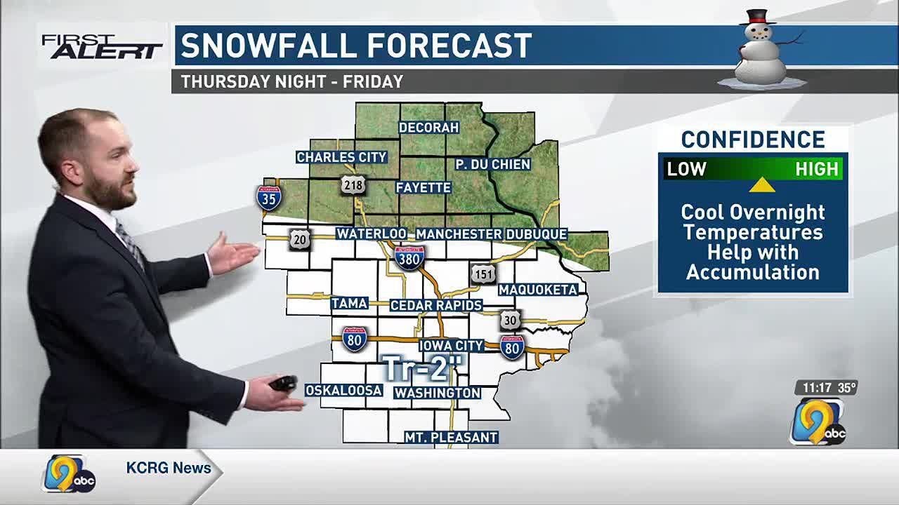 KCRG First Alert Forecast: Thursday afternoon, February 15 - YouTube