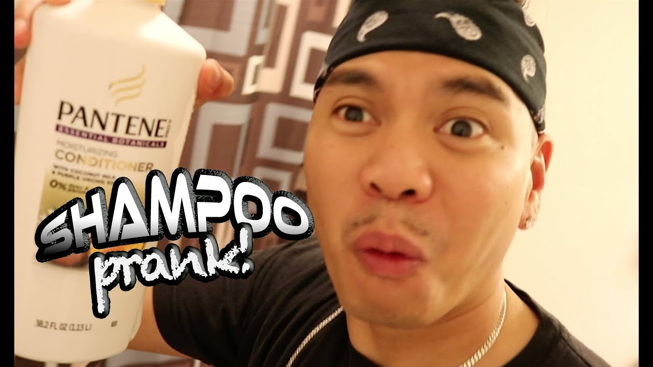 SHAMPOO PRANK ON WIFE!!!! - YouTube