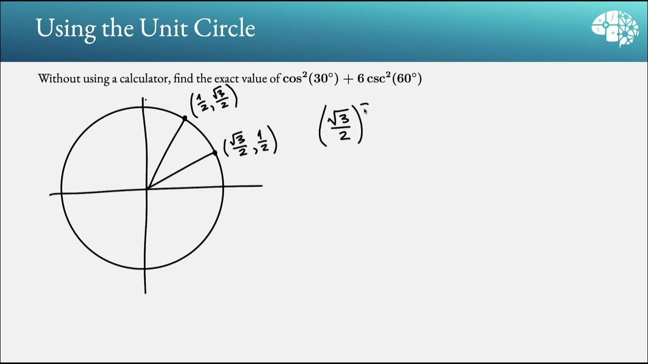 Evaluating an Expression with the Unit Circle - YouTube
