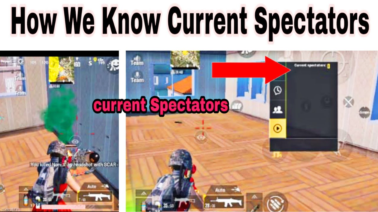 How to know that who is spectating us in PUBG MOBILE ||know Spectators ...