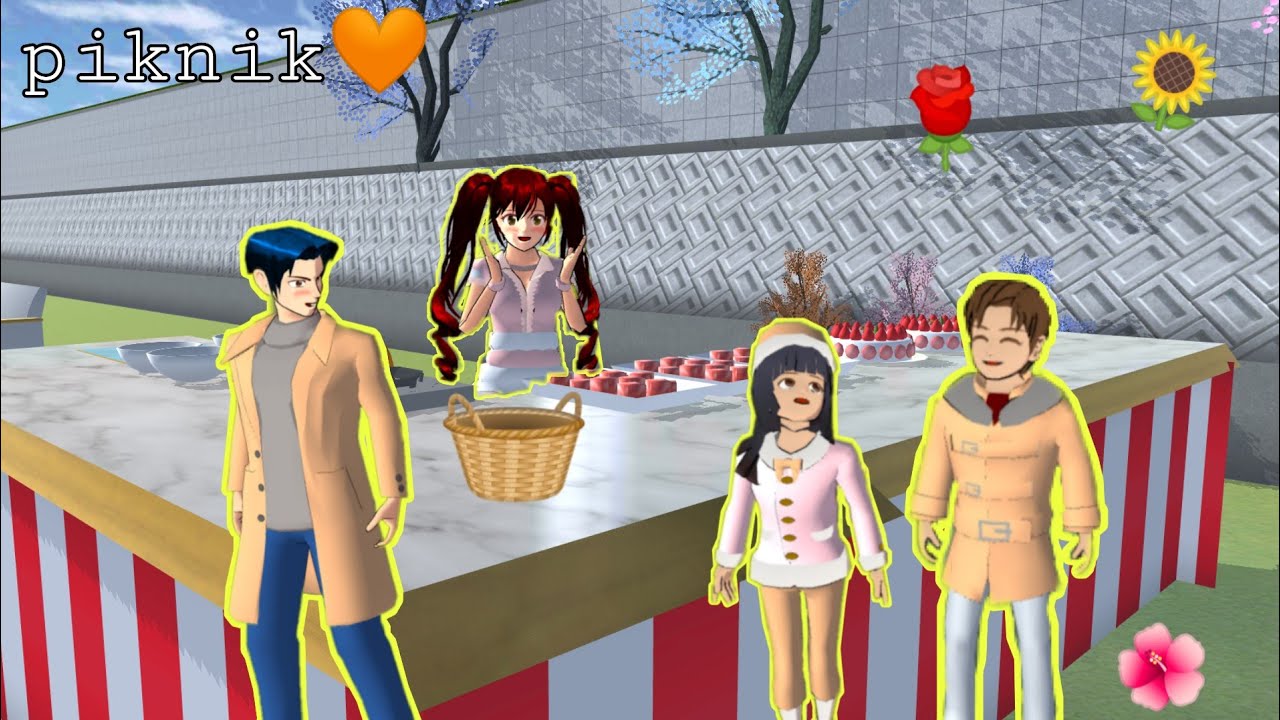 Piknik Di game Sakura school simulator || Seruuu 🧺 {Restu Official ...
