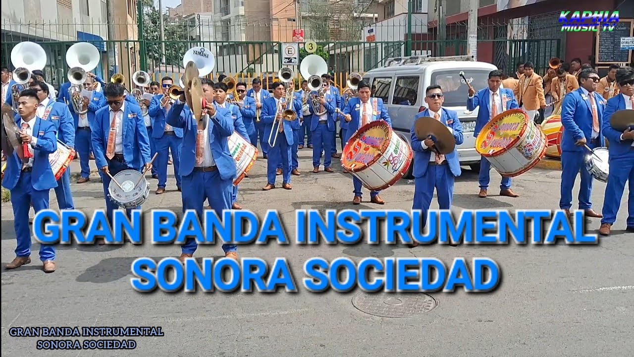 GRAN BANDA INSTRUMENTAL SONORA SOCIEDAD PUNO LIMA PERU 2024 MIX ...