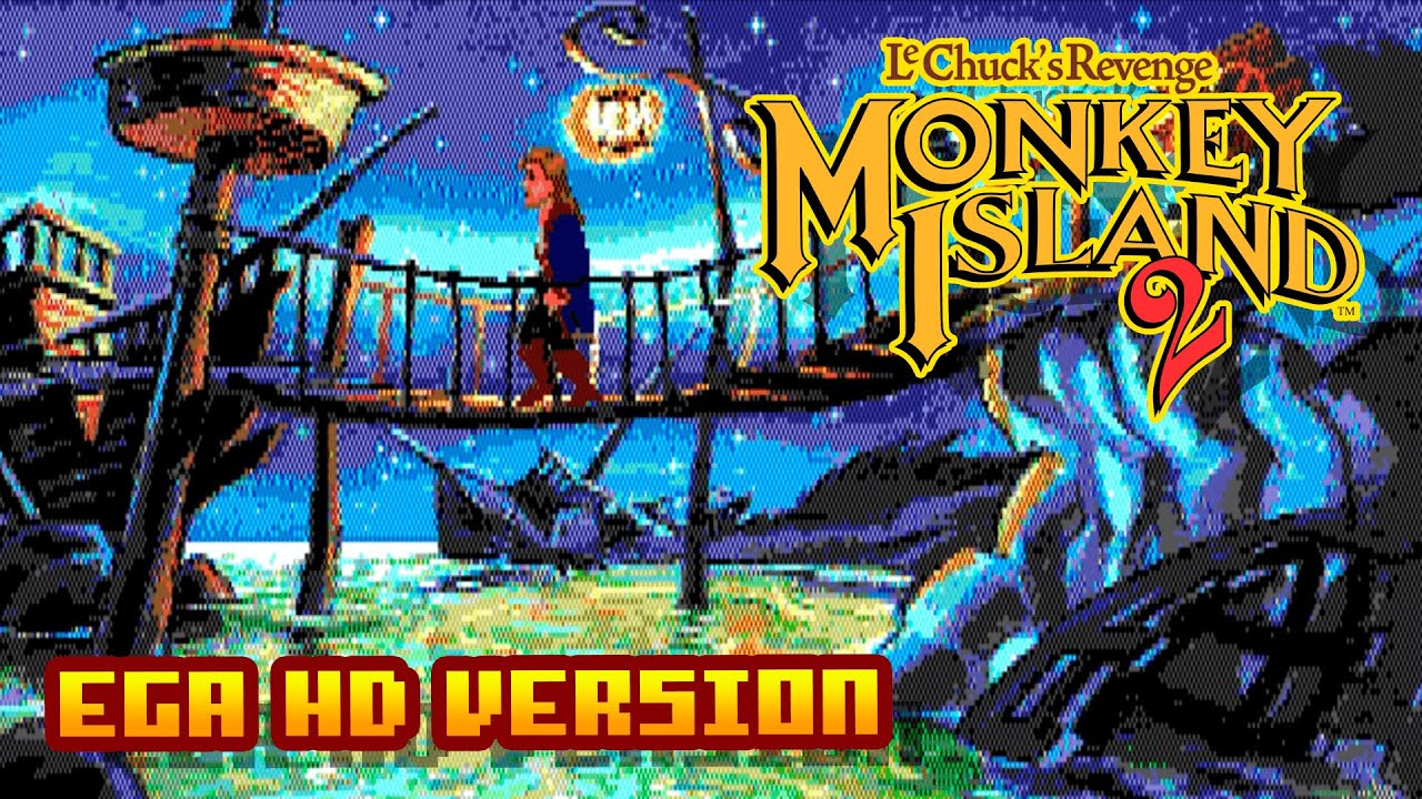 Monkey Island 2 - (16 Colors EGA High Resolution Version) - Gameplay ...