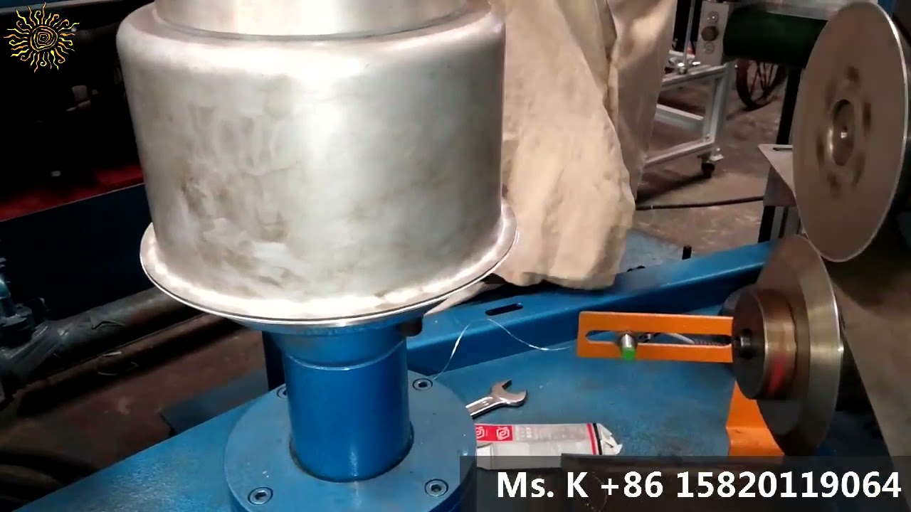 How to cutting edge for aluminum pot? Sun Glory edge cutting machine ...