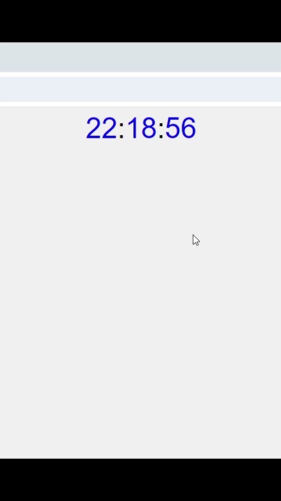 How To Create Digital Clock Using Html Css And Javascript Display Time Using Javascriptcse
