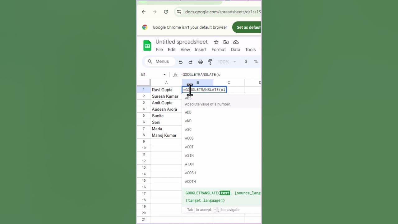 google sheet language conversion #googlesheets #technology - YouTube