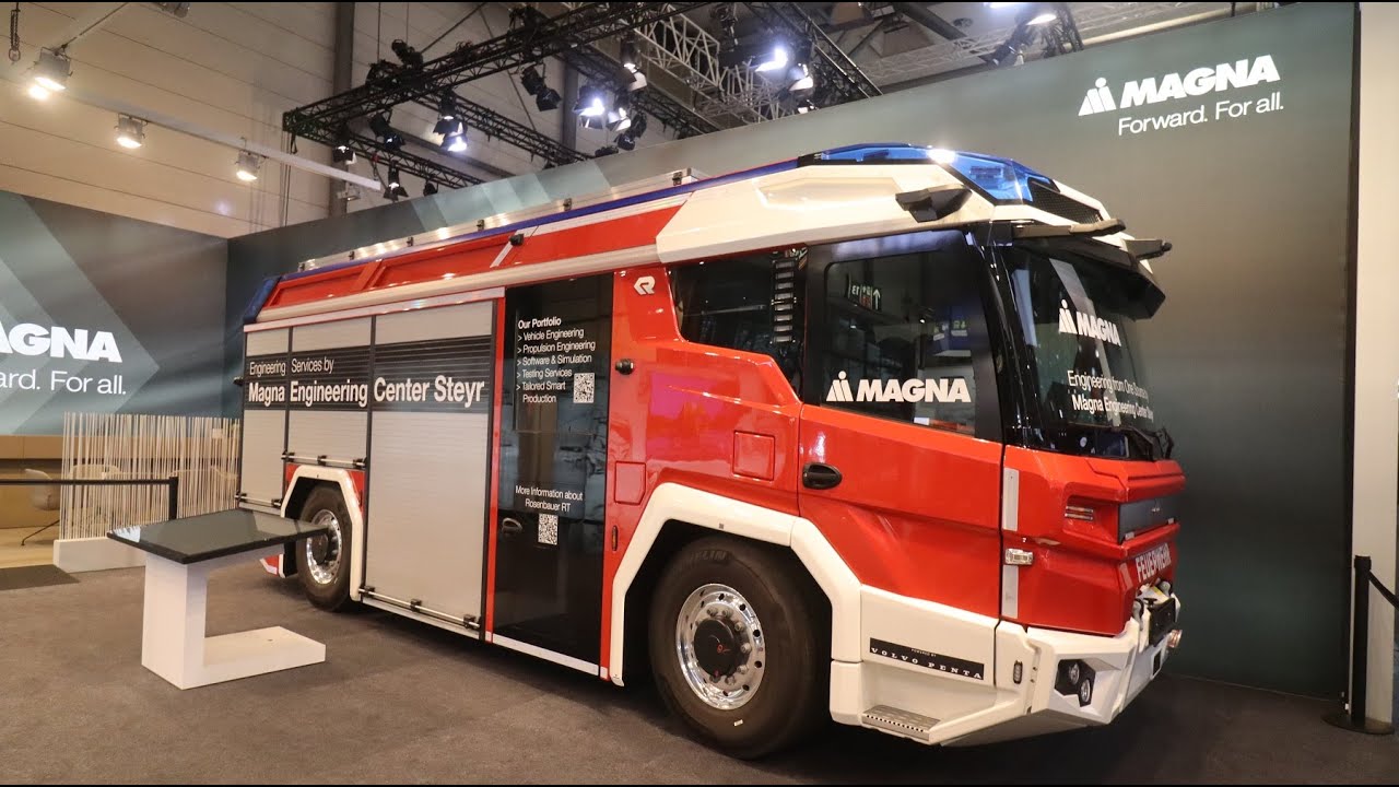 Magna - Fire Truck of the Future at IAA TRANSPORTATION 2024 - YouTube