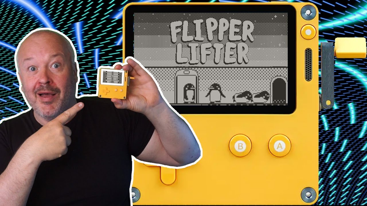 Flipper Lifter / Checking out the Playdate - YouTube
