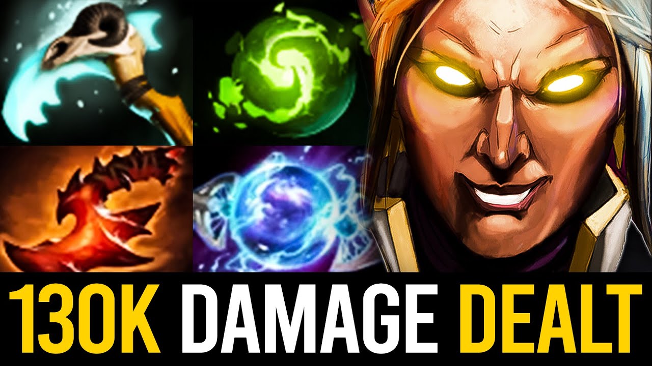 INTENSE GAME!! EPIC MASTER INVOKER 130K DAMAGE DEALT | Dota 2 Invoker ...