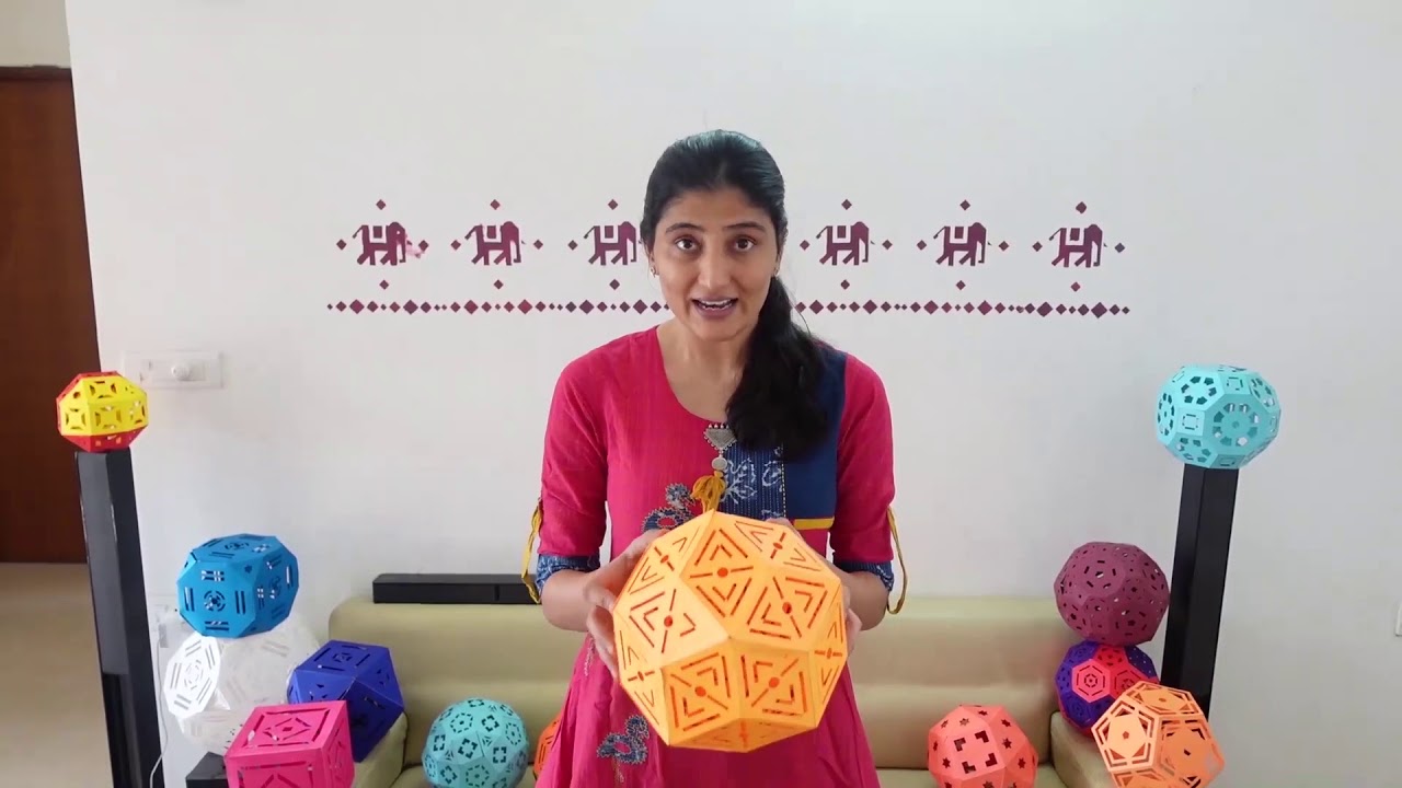 2020 Lamps (20 Days 20 Math Lamps) | Rhombic Triacontahedron | Lamp 19 ...