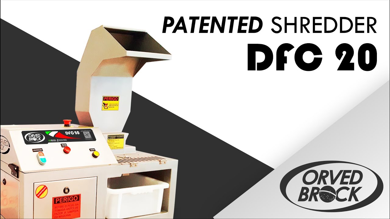 Meat and chicken shredder model DFC 20 - Orved Brock - YouTube