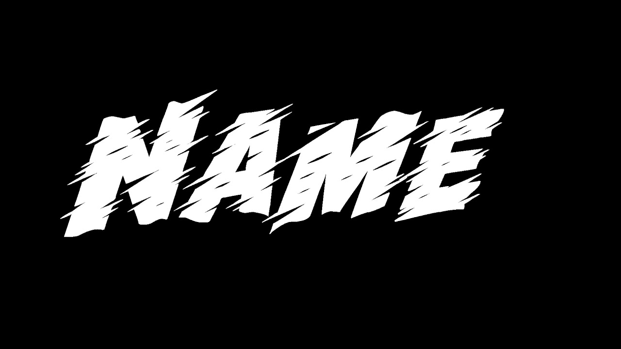 Black & White Intro Template - YouTube