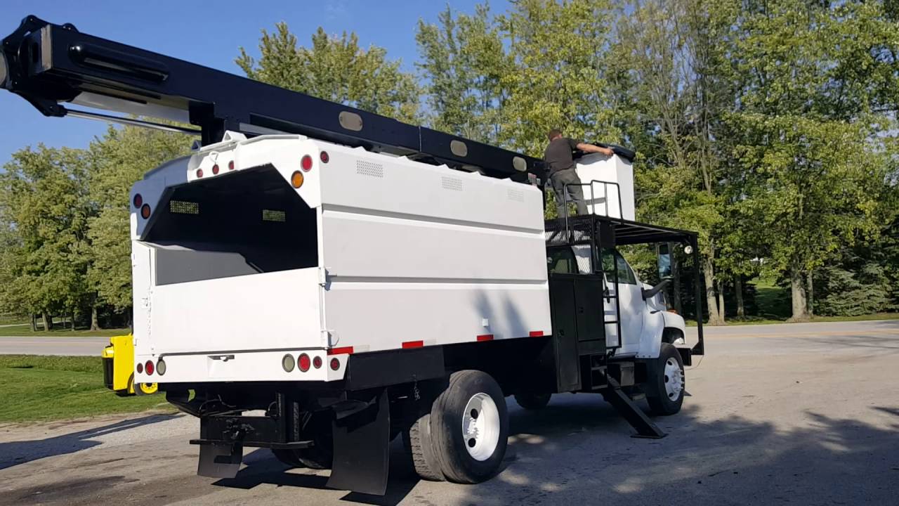 Forestry bucket truck for sale - YouTube