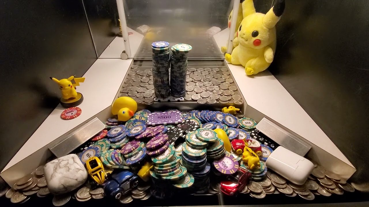 High limit coin pusher episode 58 high risk reward ASMR quarter pusher ...