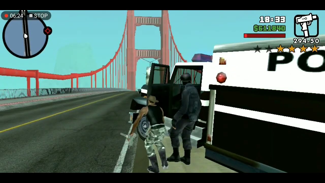 Gamer CJ Oficial || GTA San Andreas || CJ VS Police - YouTube