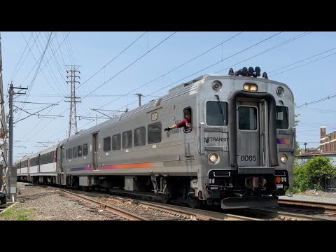 NJ Transit ALP-46 #4628 NJCL Train 3243 Red Bank NJ - YouTube