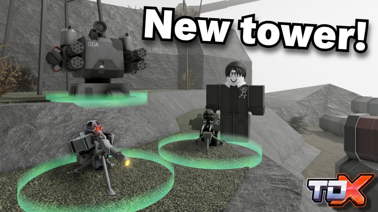 Testing out the new Machine Gunner tower & XWM Turret nerf - TDX - YouTube