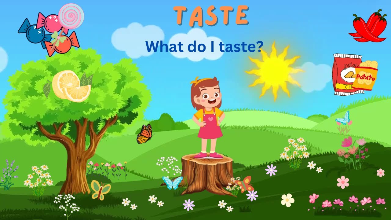 Fun Taste for Kids | Cartoon Crips | Learning About Different Tastes ...