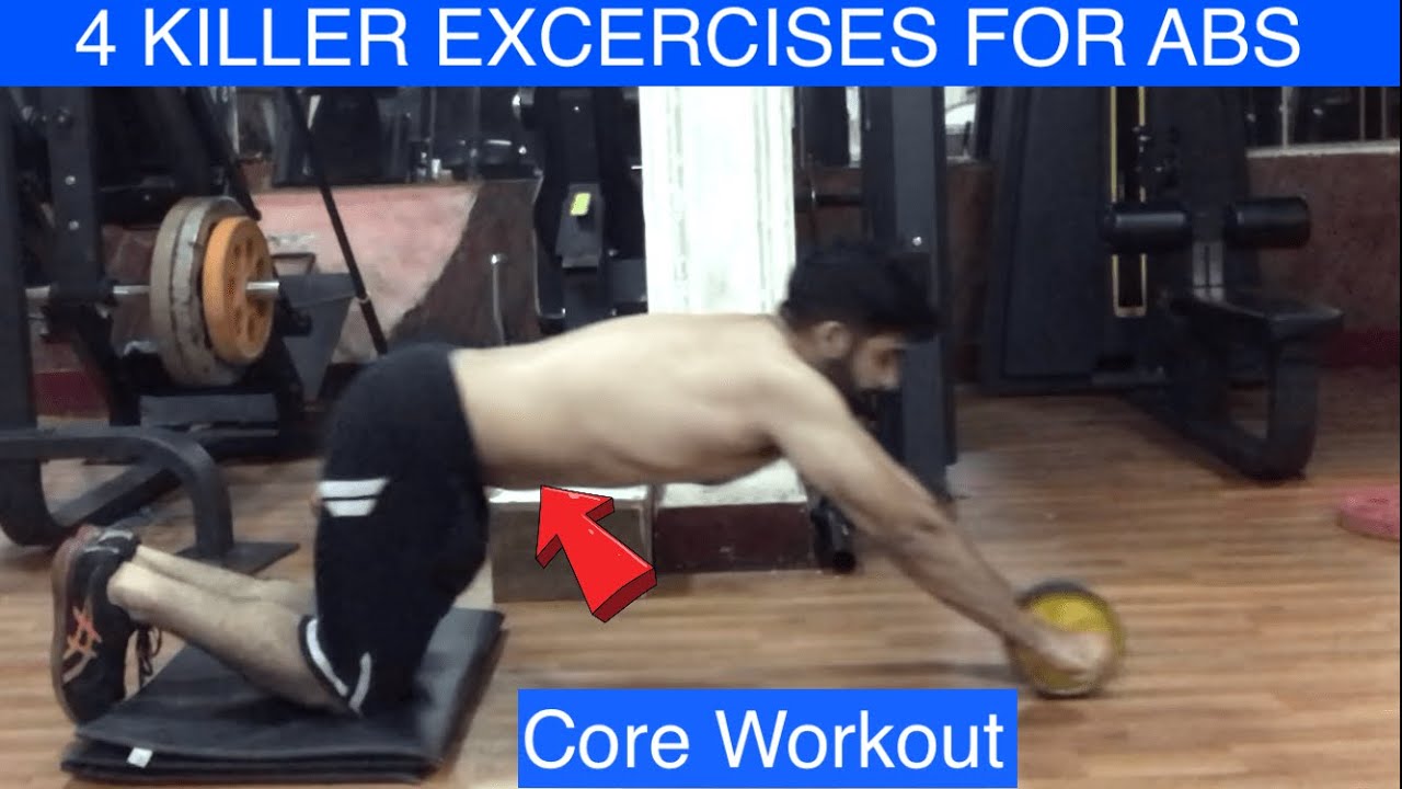 4 Killer Workout For Abs | Effective Core Workout | - YouTube