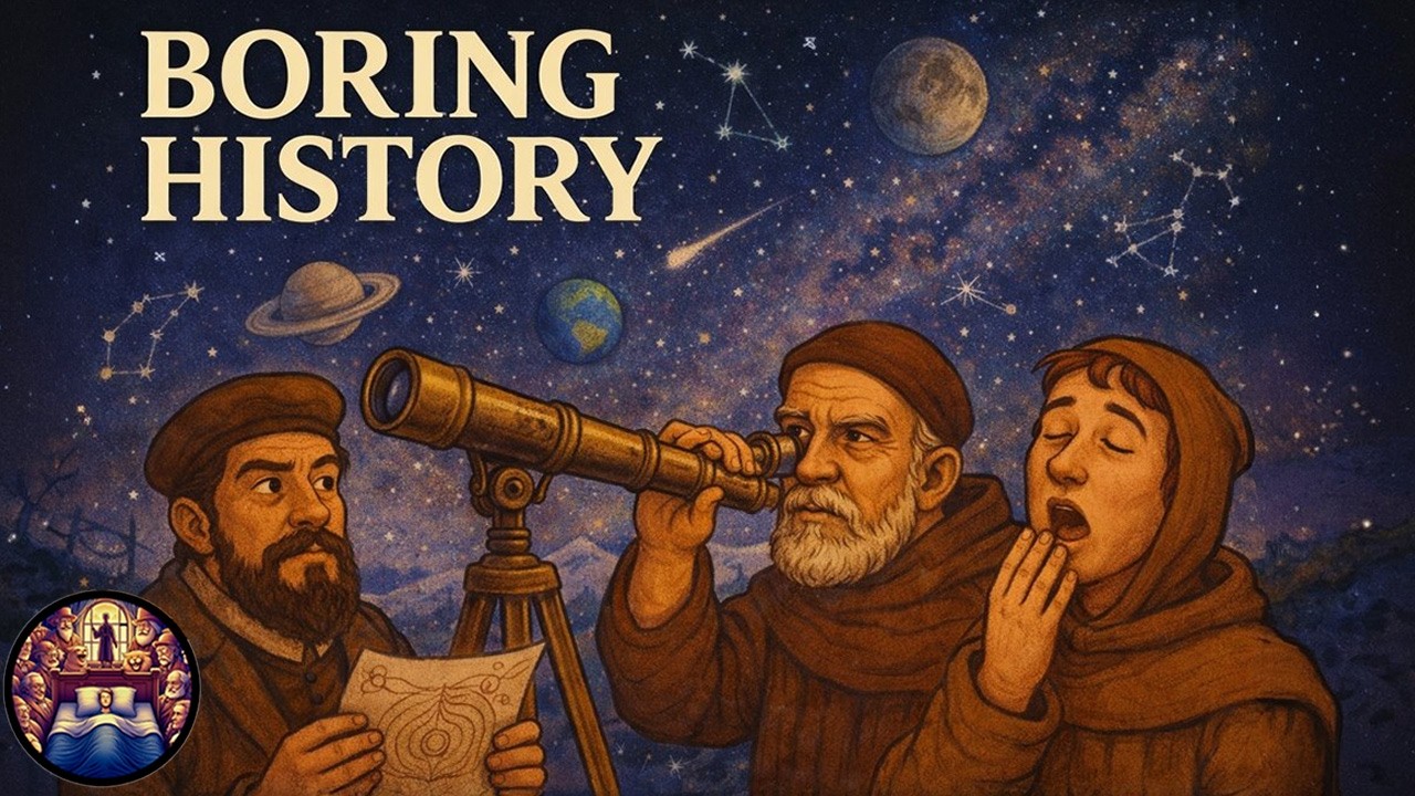 A Quiet History of Space and the Stars | Boring History for Sleep - YouTube