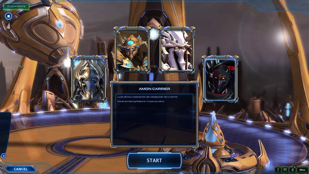 InsaneBriefing - Starcraft Protoss Briefing Room in Starcraft 2 - YouTube