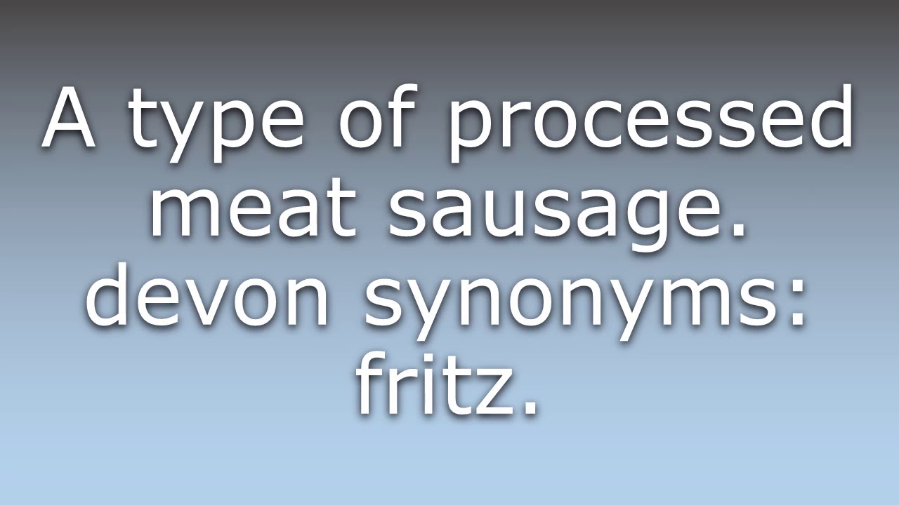 What does Devon mean? - YouTube