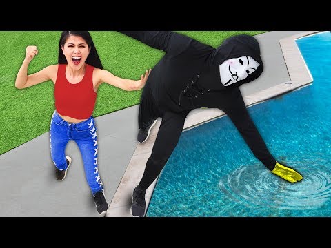 HACKER FOUND OUR SAFE HOUSE? Spy Ninja DIY Prank Crafts Challenge in Real Life