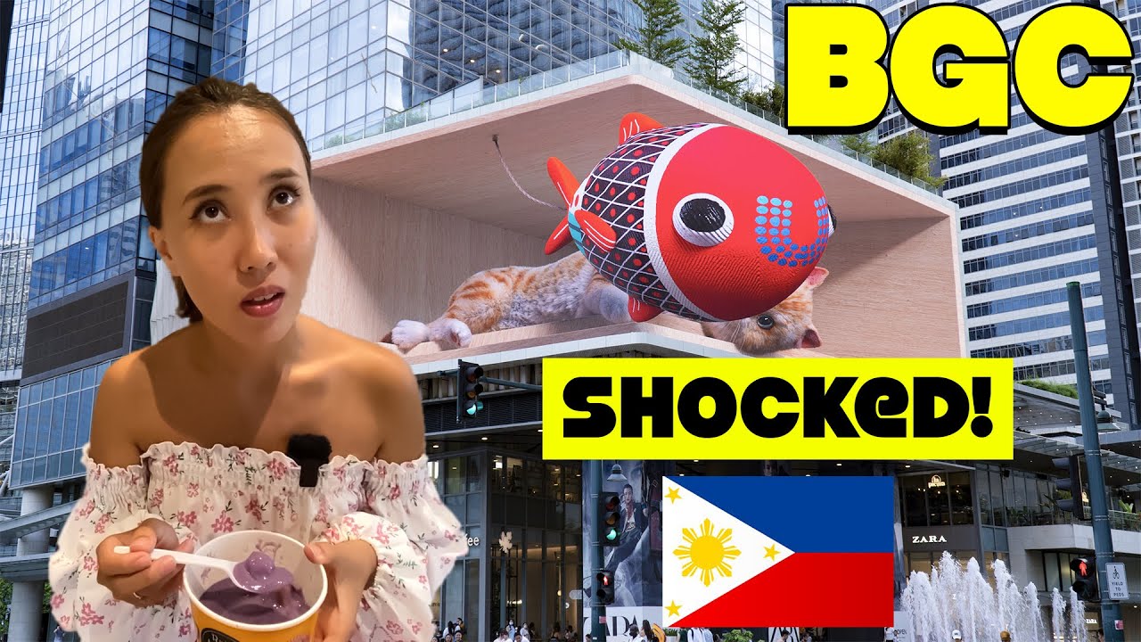 My FIRST time in BGC Manila | I DIDN'T EXPECT THIS! 🇵🇭 - YouTube