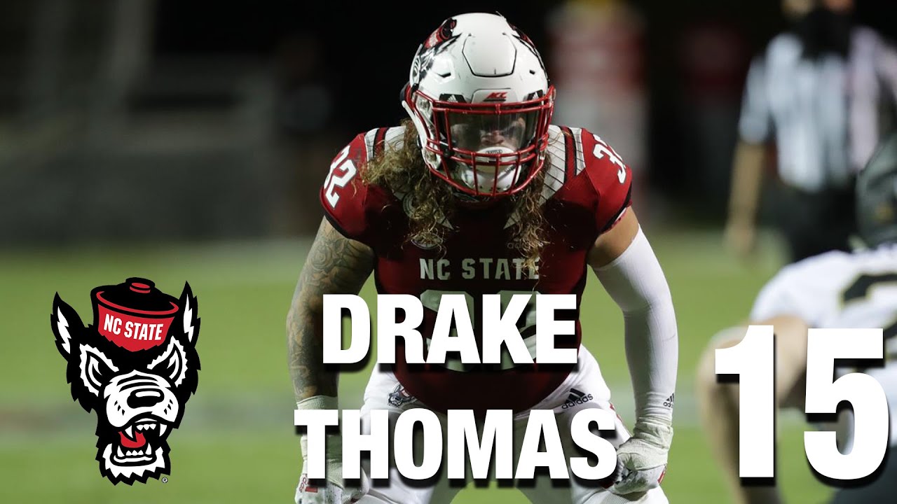 #15 NC State LB Drake Thomas | 2022 ACC Top 25 Returning Players - YouTube