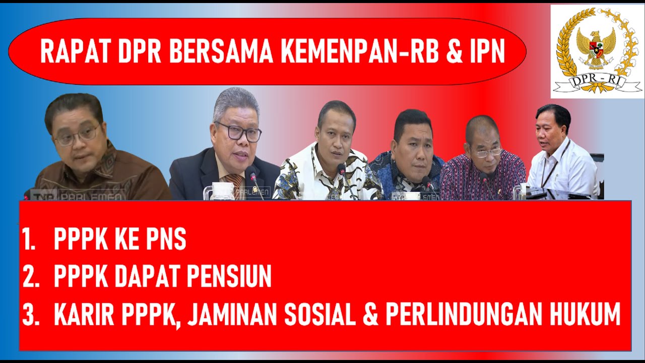RAPAT DPR RI TENTANG PPPK - YouTube