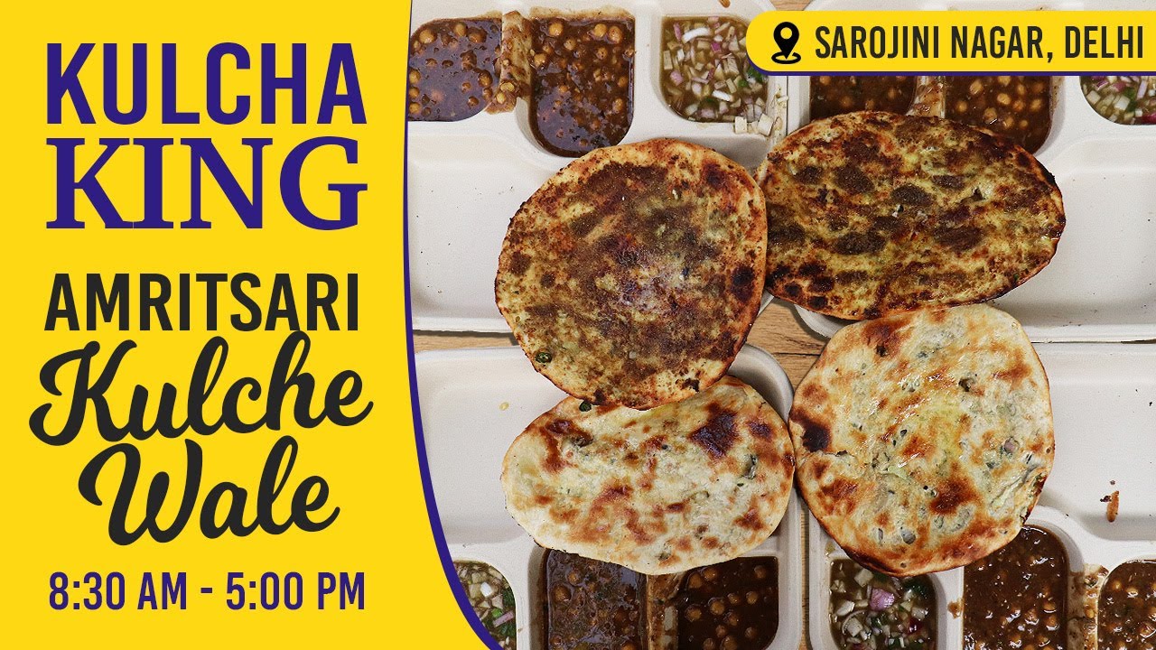Kulcha King Amritsari Kulcha Wale | Sarojini Nagar | Best Amritsari ...