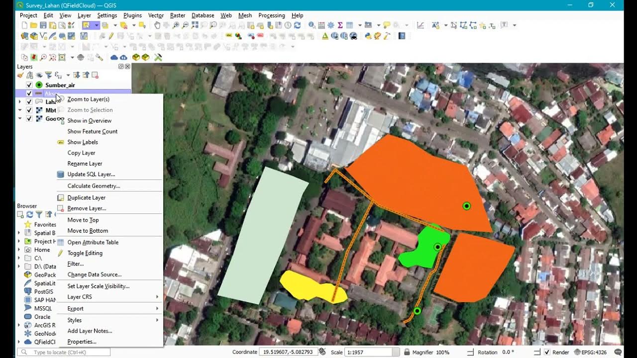 Pemetaan QGIS Simbologi Layer - YouTube