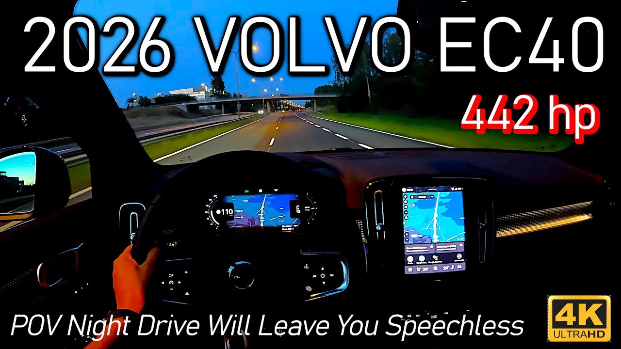 2026 Volvo EC40 (442 hp) POV Night Drive Will Leave You Speechless ...