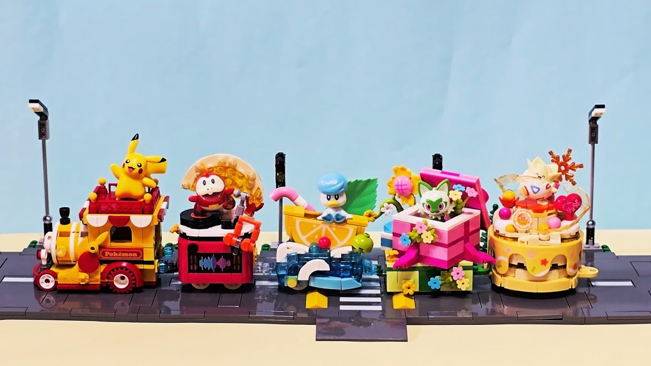 ＜Keeppley ＞ Pokémon Party Parade Floats ～So cute～! - YouTube