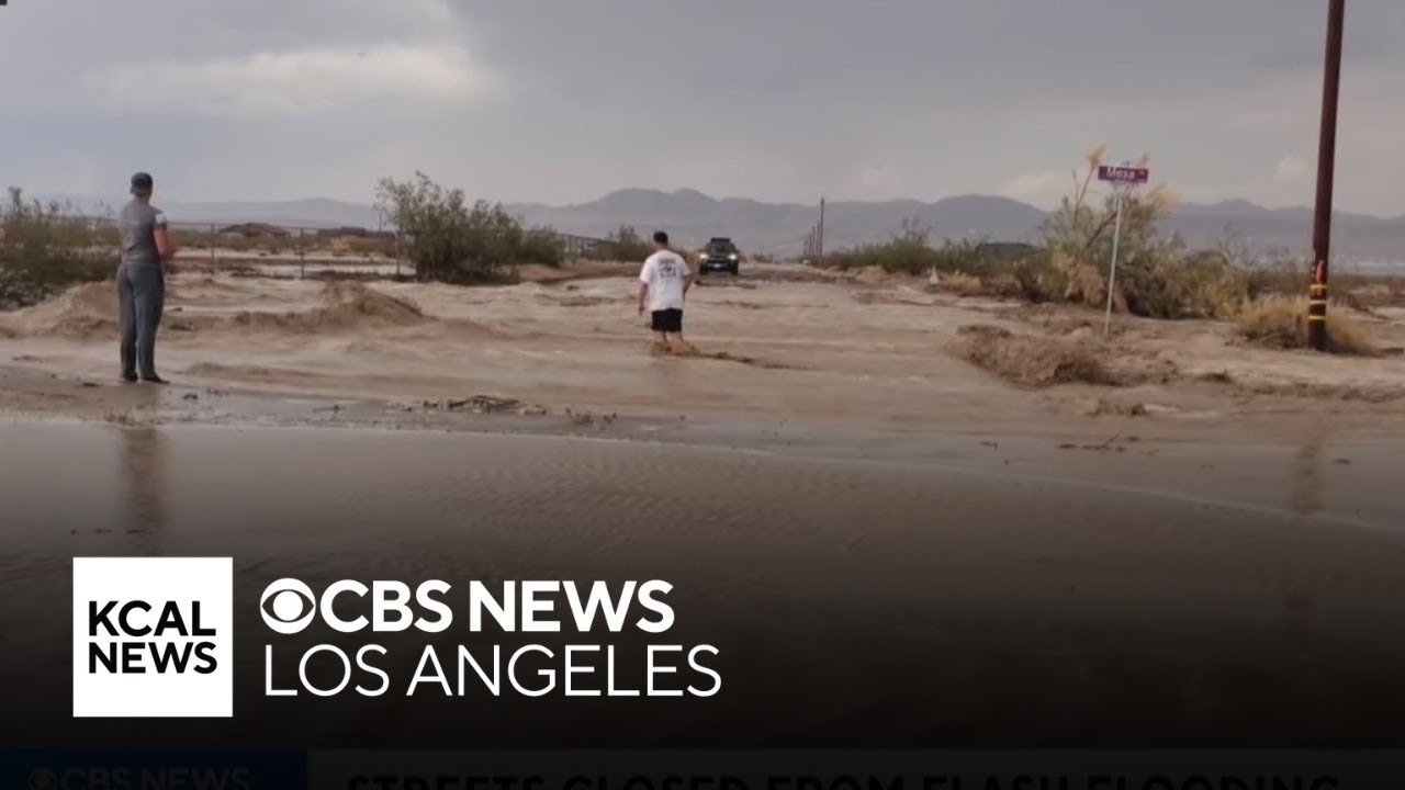 Twentynine Palms hit by flash flooding over weekend - YouTube