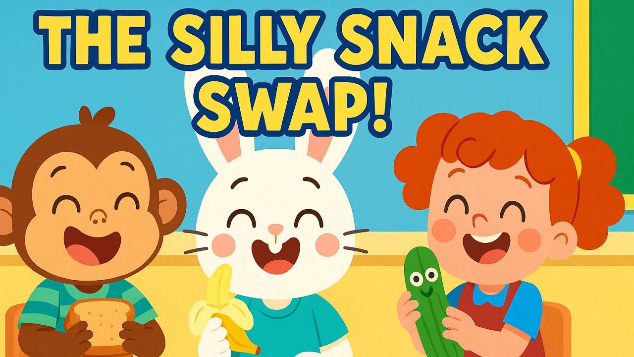 The Silly Snack Swap! 🍎🥪 A Funny Kids Lunchtime Story | Preschool ...