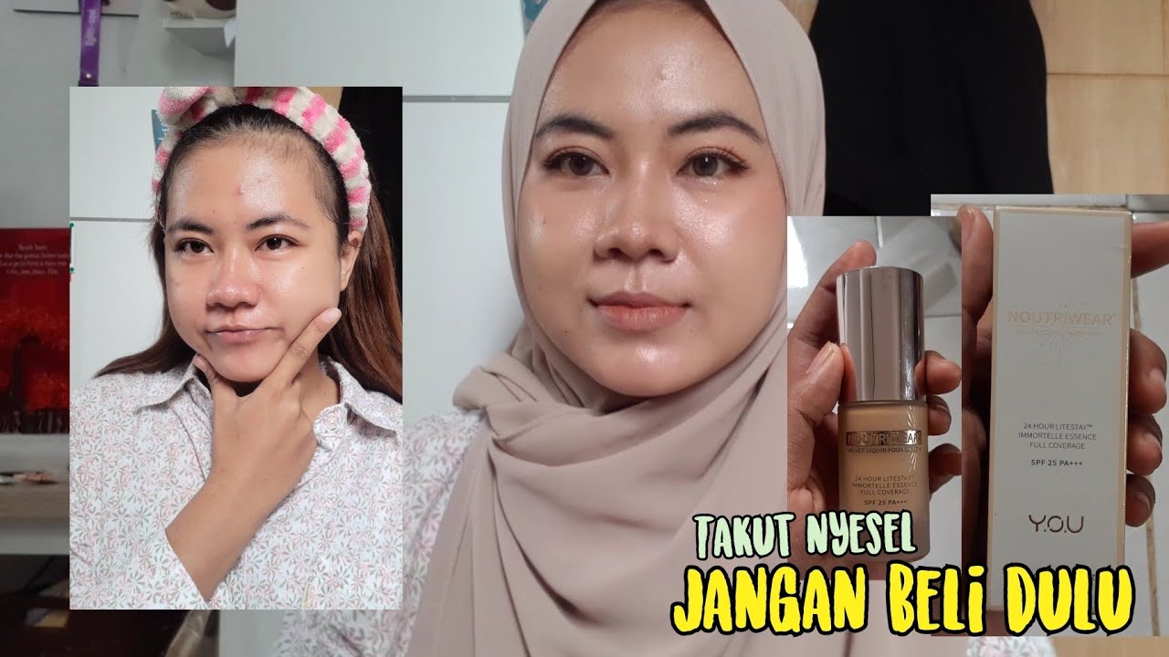 Review Y.O.U Noutriwear velvet liquid foundation | Ternyata nggak ...